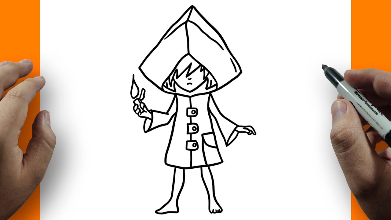 How to Draw Little Nightmares Six Step by Step EASY - YouTube