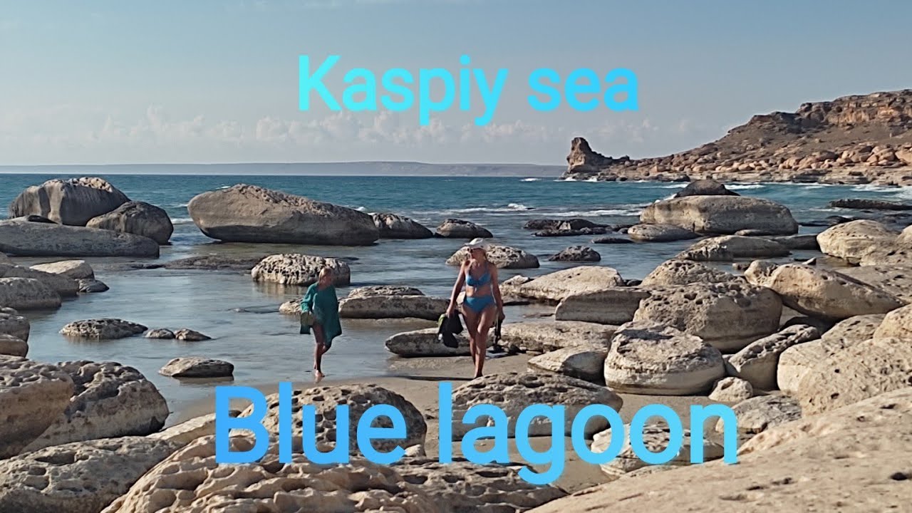 Blue lagoon. Kaspi sea. Каспийское море. - YouTube
