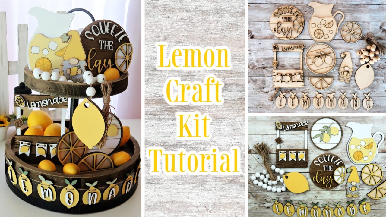 Lemon Craft Kit Tutorial | Moore Decal and Decor Craft Kits | Lemon ...