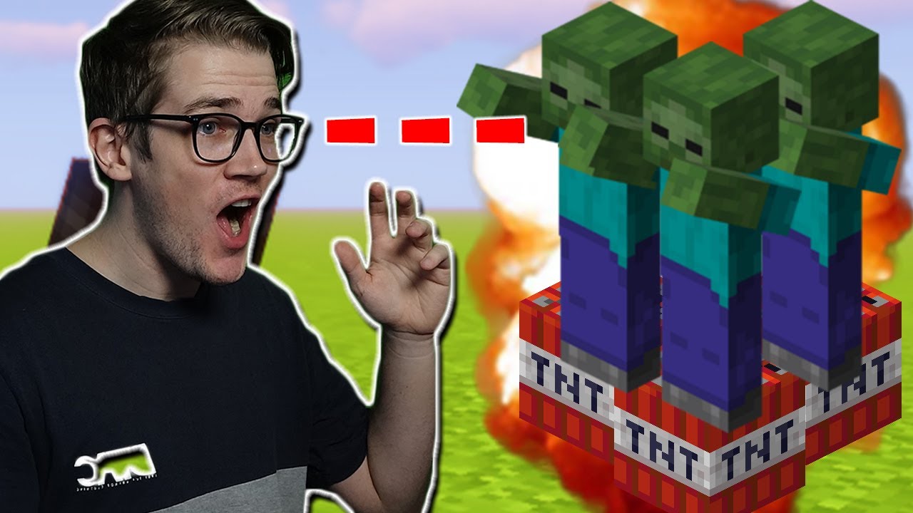 What If Minecraft Mobs EXPLODE When You Look At Them... - YouTube