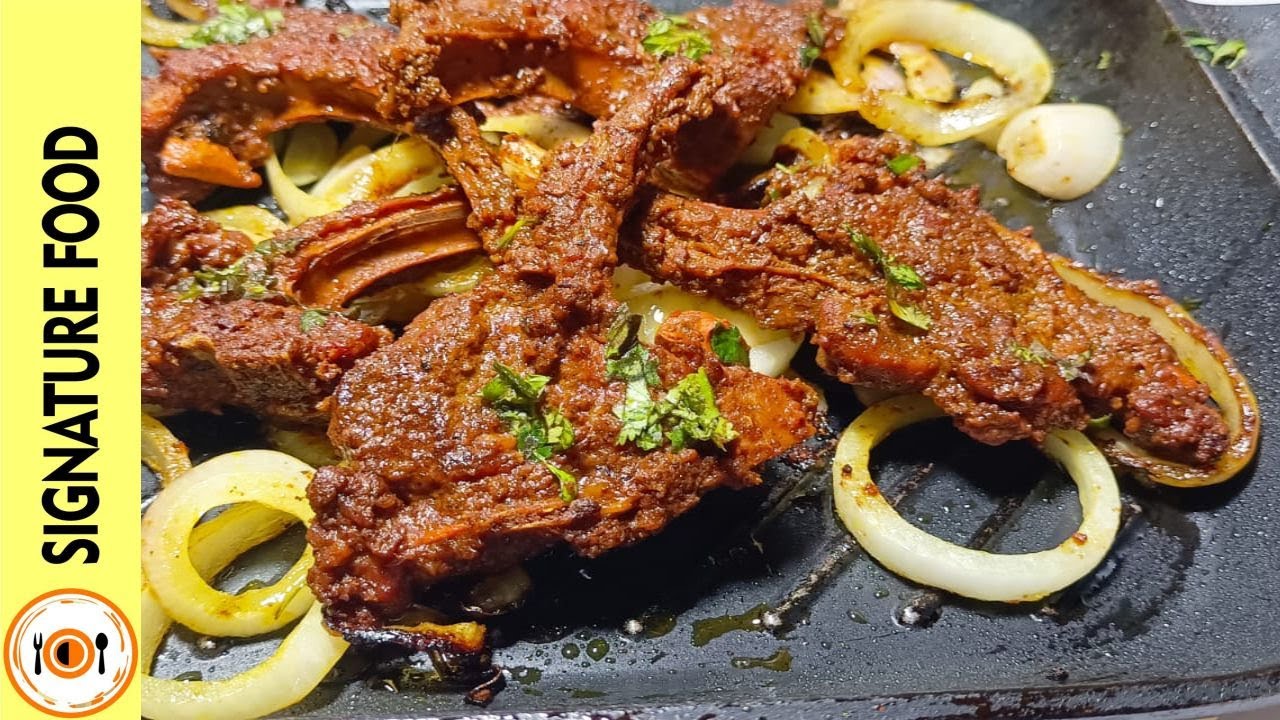 Restaurant style Mutton Chops | Masala Mutton Chops by signature food ...
