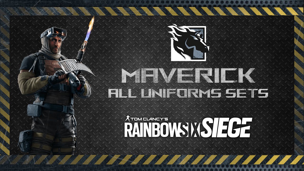 Maverick All Uniforms including Elite Set - Rainbow Six Siege - YouTube