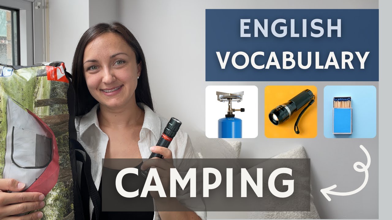 English Vocabulary - CAMPING 🐻🏕️ - Help me pack for my trip in this ...