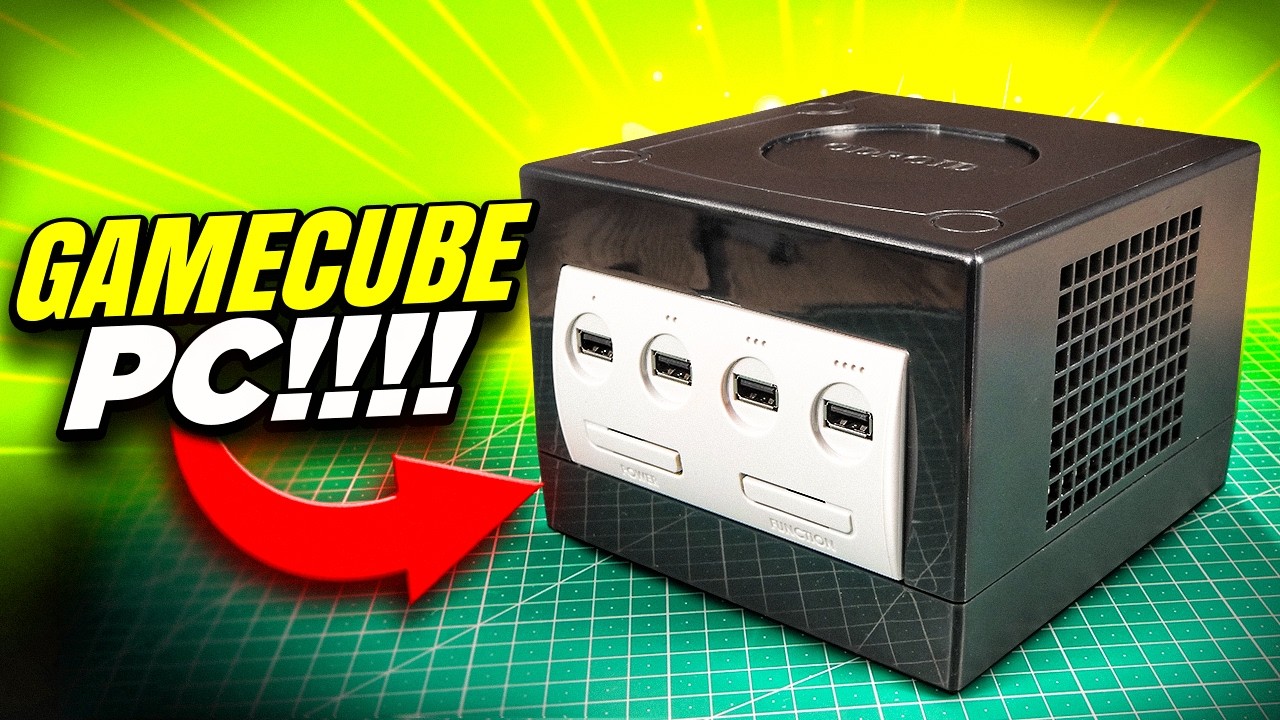 MONTÉ la GAMECUBE DEFINITIVA con una ODROID H4 CUBE - YouTube