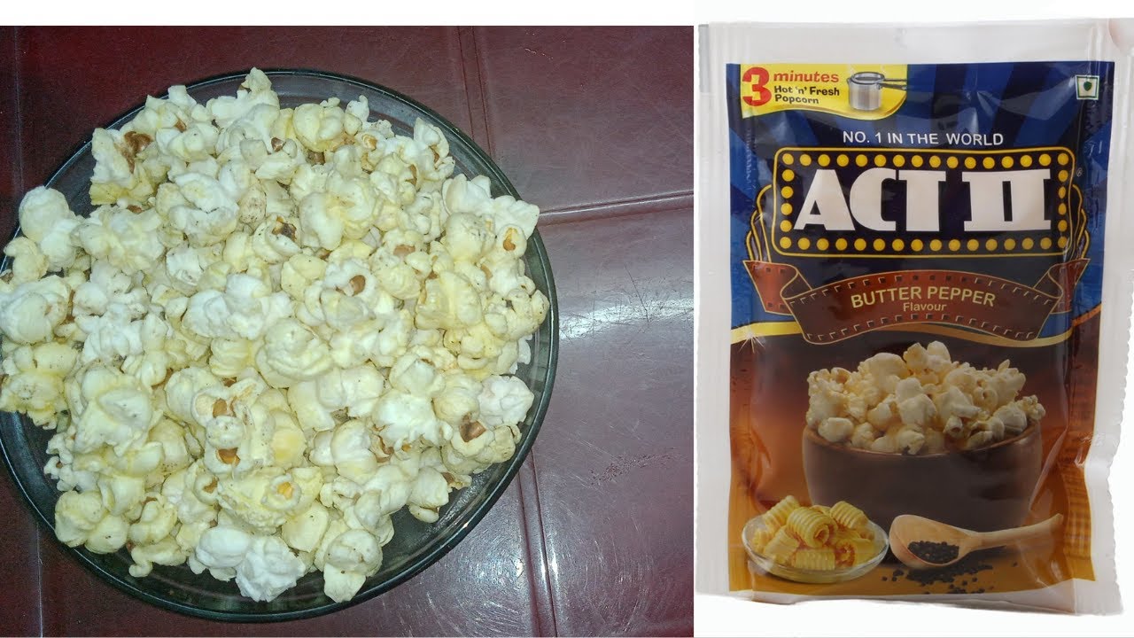 ACT II Popcorn | Act 2 Popcorn Butter Pepper Flavour in Pressure Cooker ...
