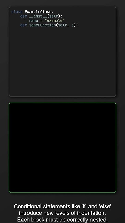 Indentation (3.1) - YouTube