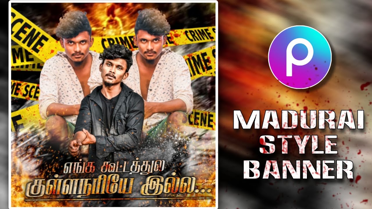 💥Birthday Banner Editing in Picsart 🔥 Madurai Style Mass Banner Editing ...