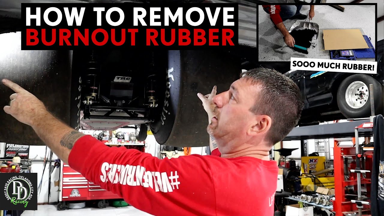 Soo Much Rubber! How I Remove Burnout Build Up on Goliath | Daddy Dave ...