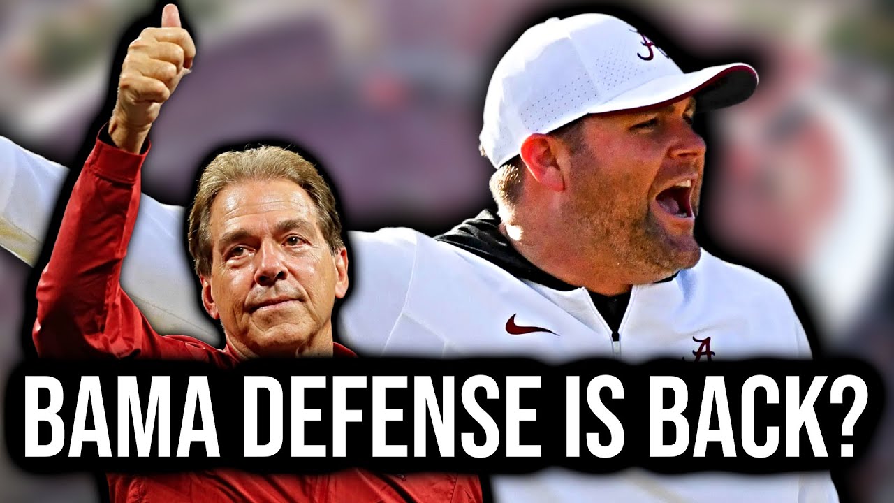 Bama defense starting to look like 'Old Bama' under Kane Wommack - YouTube
