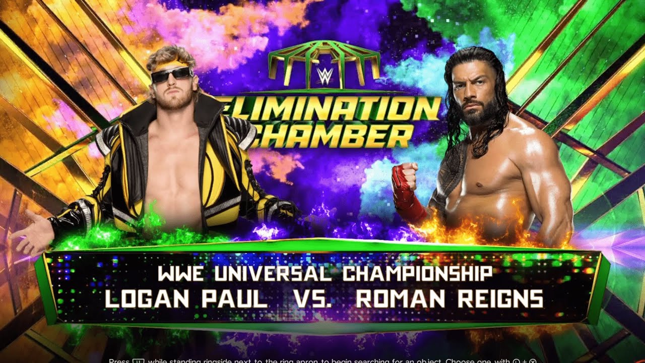 WWE 2K23 : Roman Reigns vs Logan Paul - YouTube