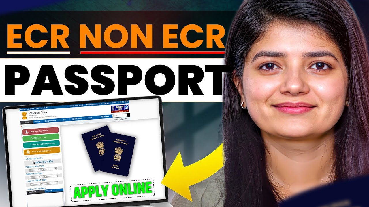 ECR And Non ECR Passport Process 2024 - YouTube