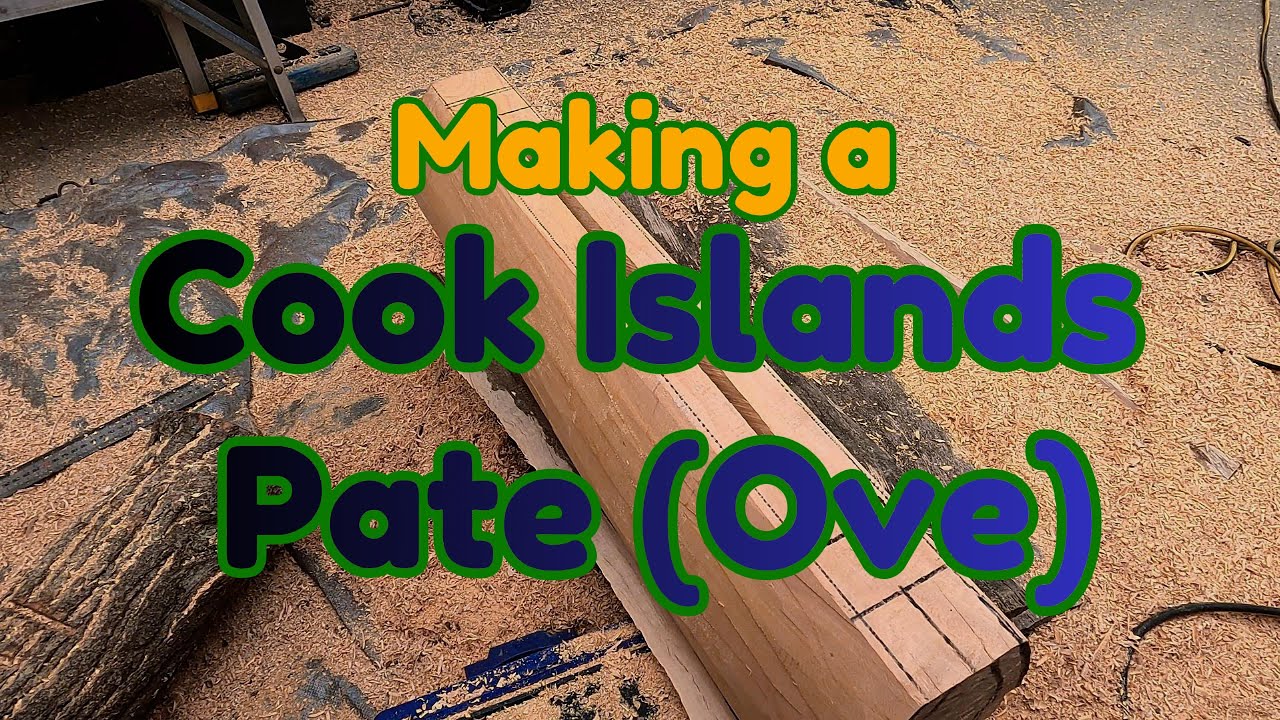 Making a Cook Islands Pate drum toere - YouTube