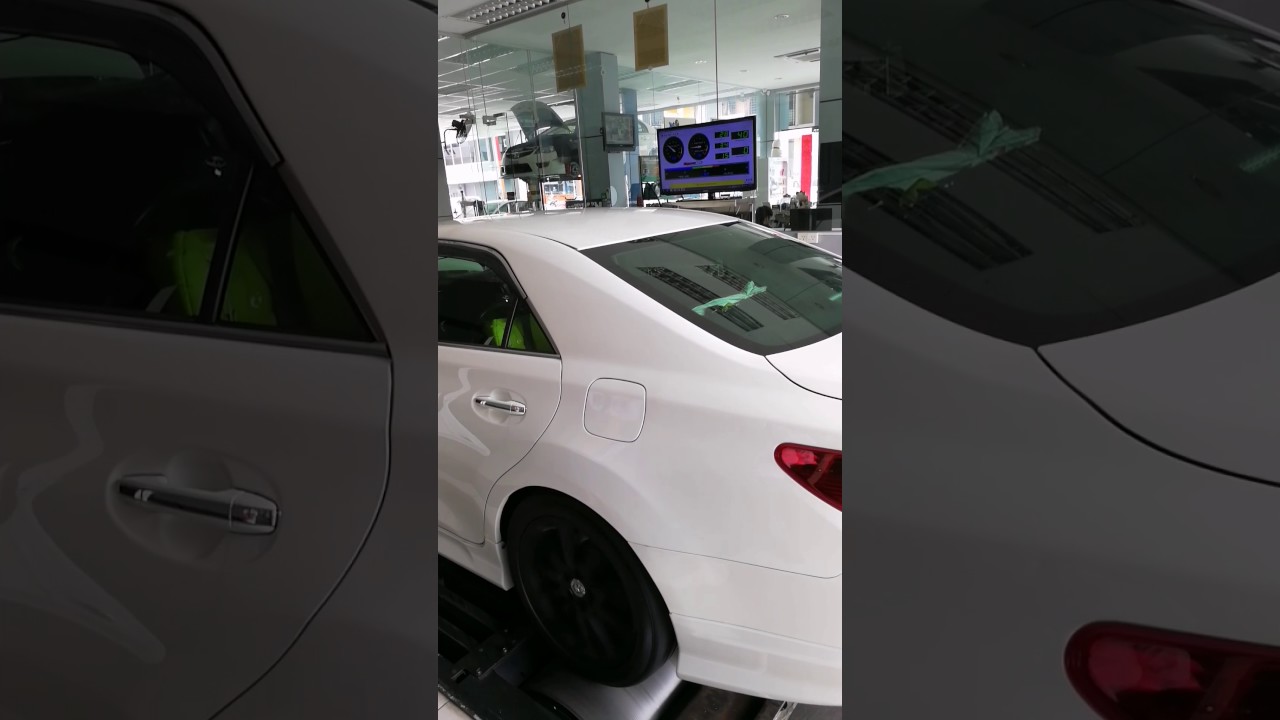Toyota mark-x grx130 remap stage 1 tuning by JC Racing Sunway - YouTube