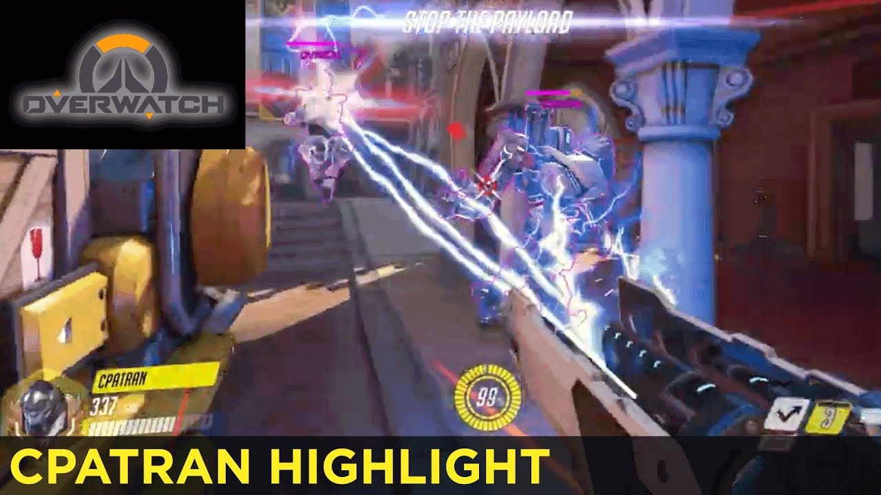 Winston's Ult Sweeps Team Off Bridge w/ Triple Kill | CPatRan Gaming ...