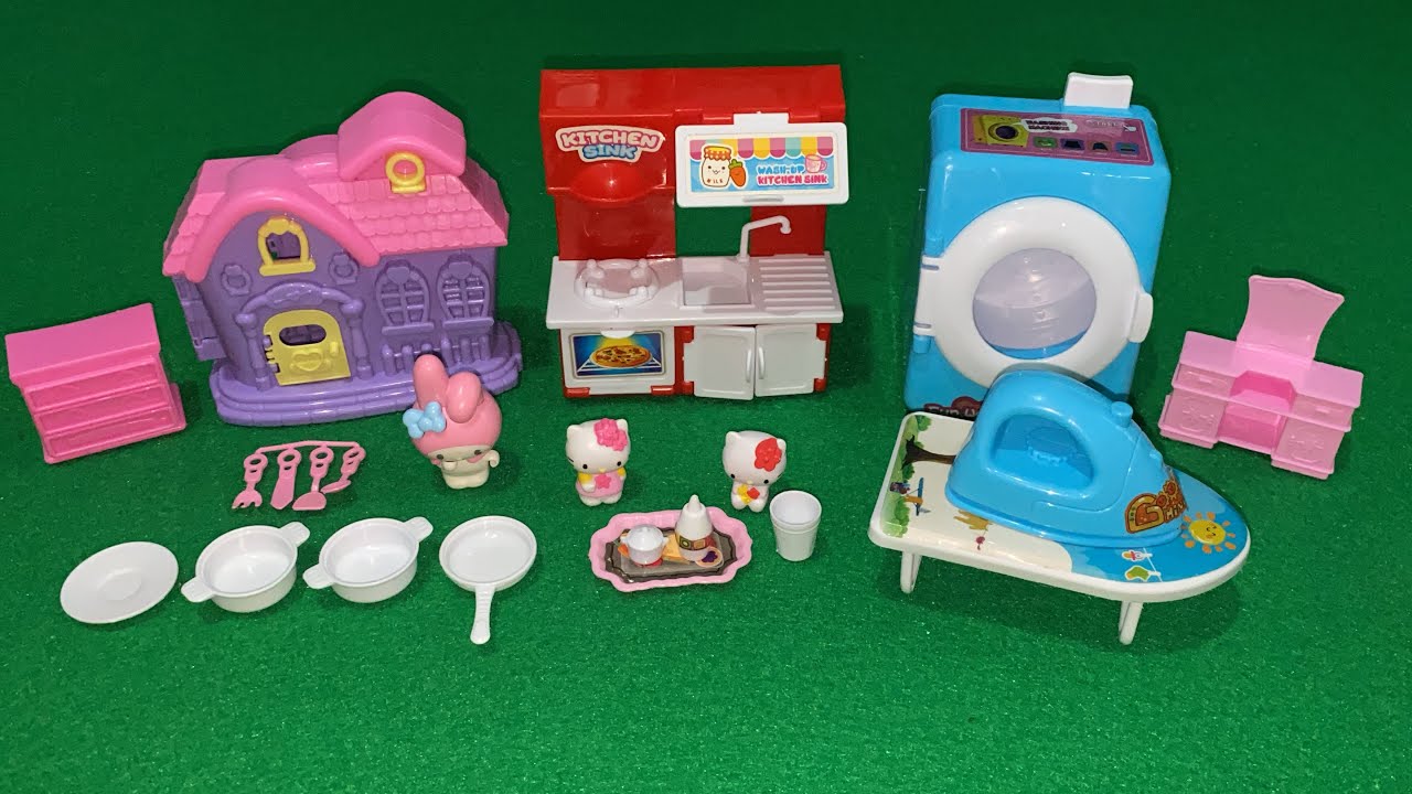 Satisfying with Unboxing Hello Kitty Kitchen Play Set Toys Collection ...