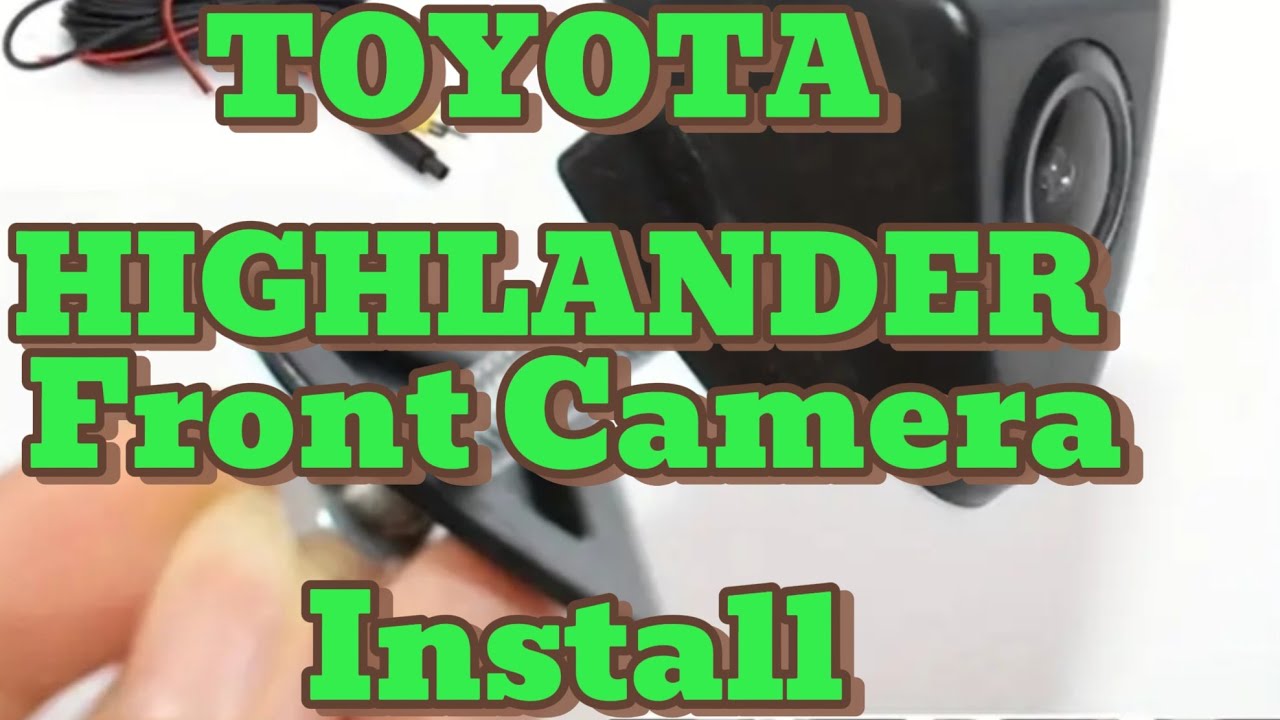 Toyota Highlander 2008-2013 Android Stereo With Backup & Front Camera ...