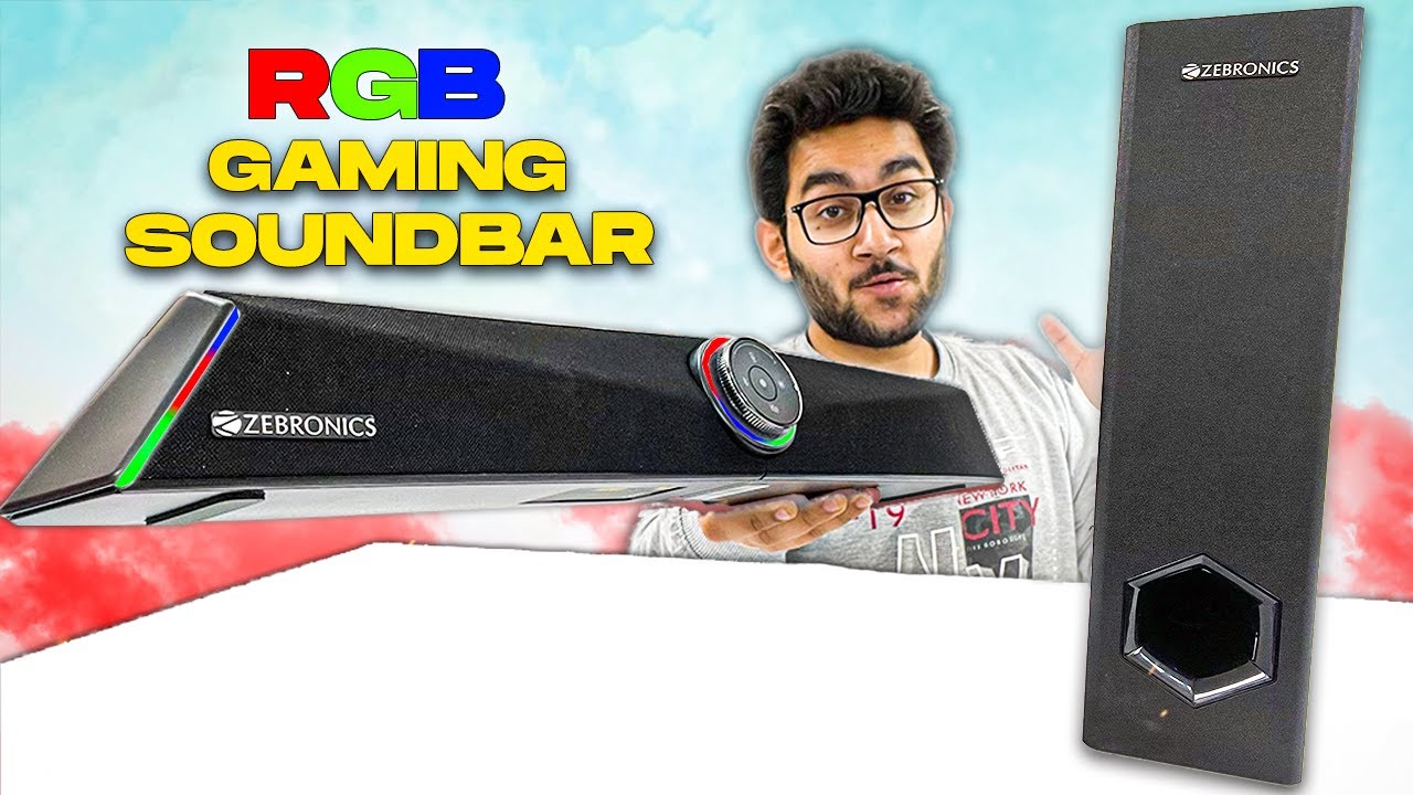 RGB Gaming 120W Soundbar | Zebronics ZEB-Sonic Bar 100 - YouTube