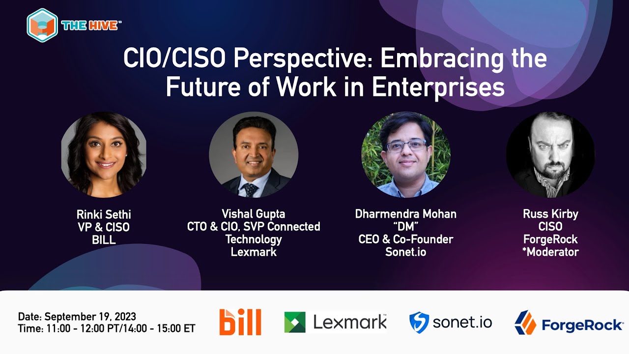 CIO/CISO Perspective: Embracing the Future of Work in Enterprises - YouTube