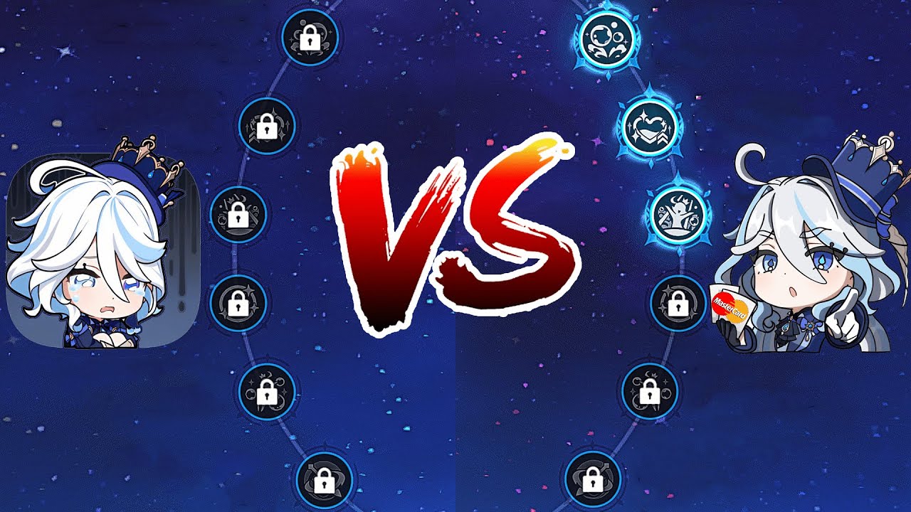 Furina Buff C0 - C3 Comparison - YouTube