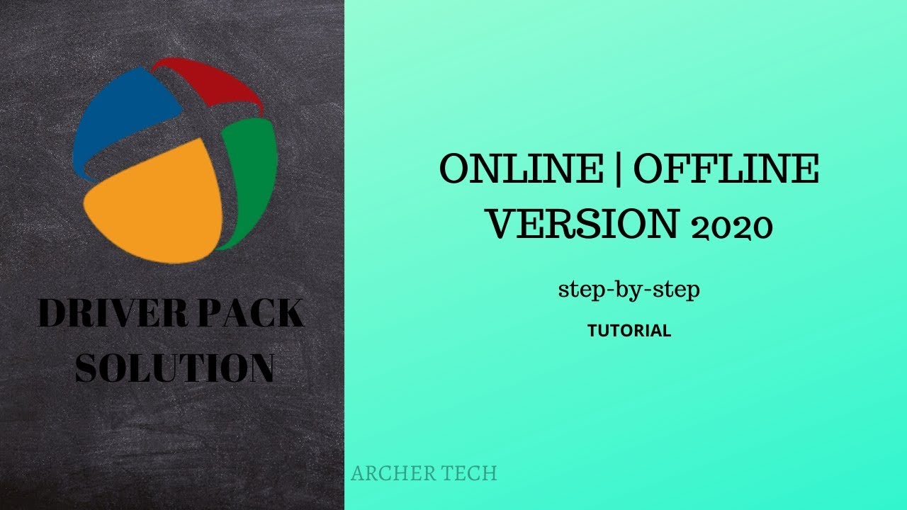 HOW TO INSTALL DRIVER PACK SOLUTION 2020 - YouTube