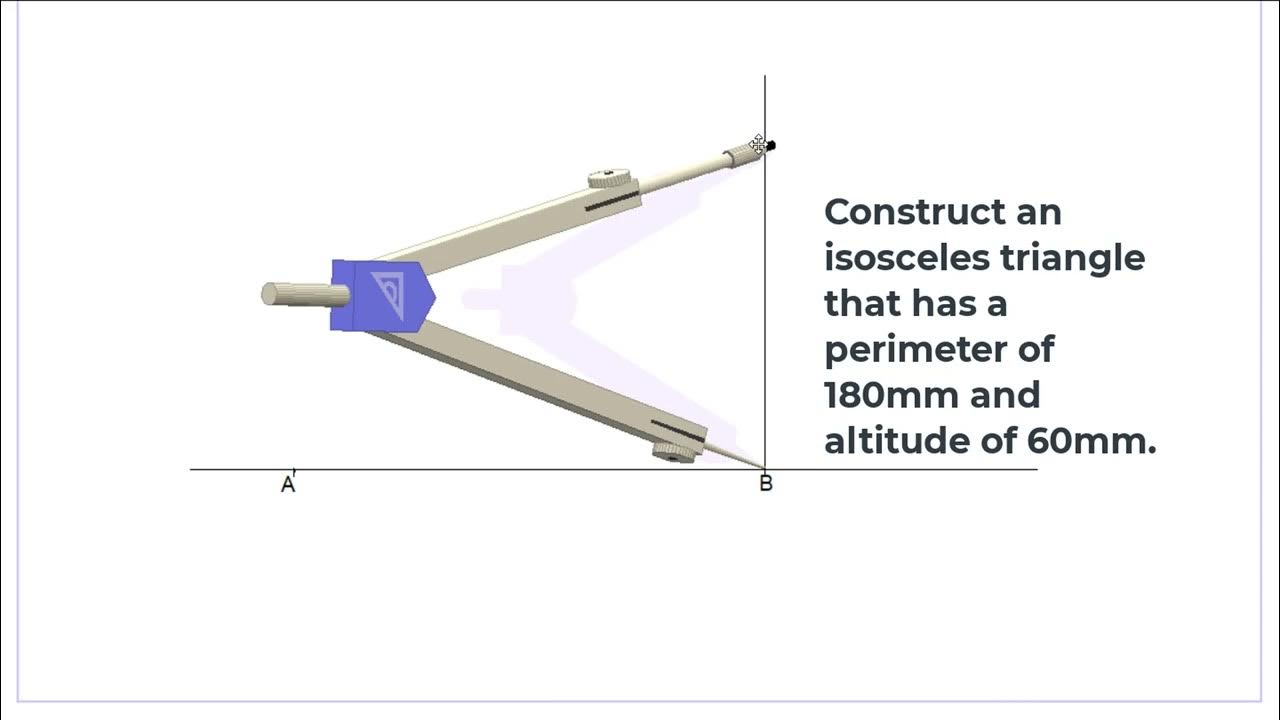 Construction of An Isosceles Triangle Given The Perimeter and The ...