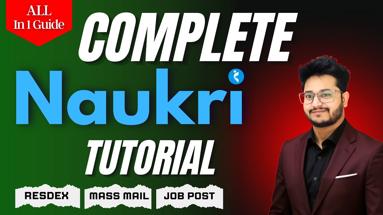 Naukri.com Full Tutorial | For Employer / HR / Recruiter | Naukri Job ...