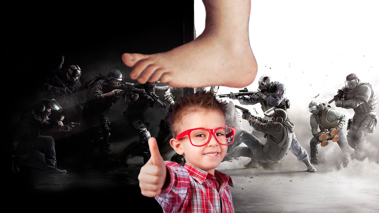Stomping on kids in Rainbow Six Siege - YouTube