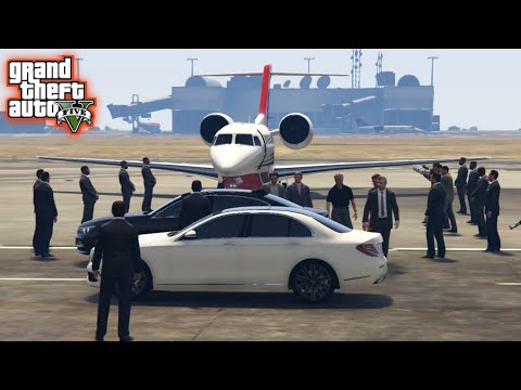 GTA 5 Presidential Mod | President Michael Returns From Canada | Game ...
