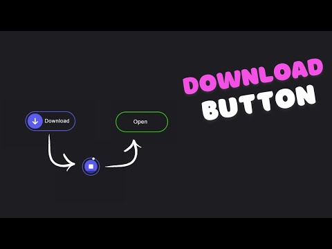 How to Create a Dynamic DOWNLOAD Button using Html and CSS - YouTube