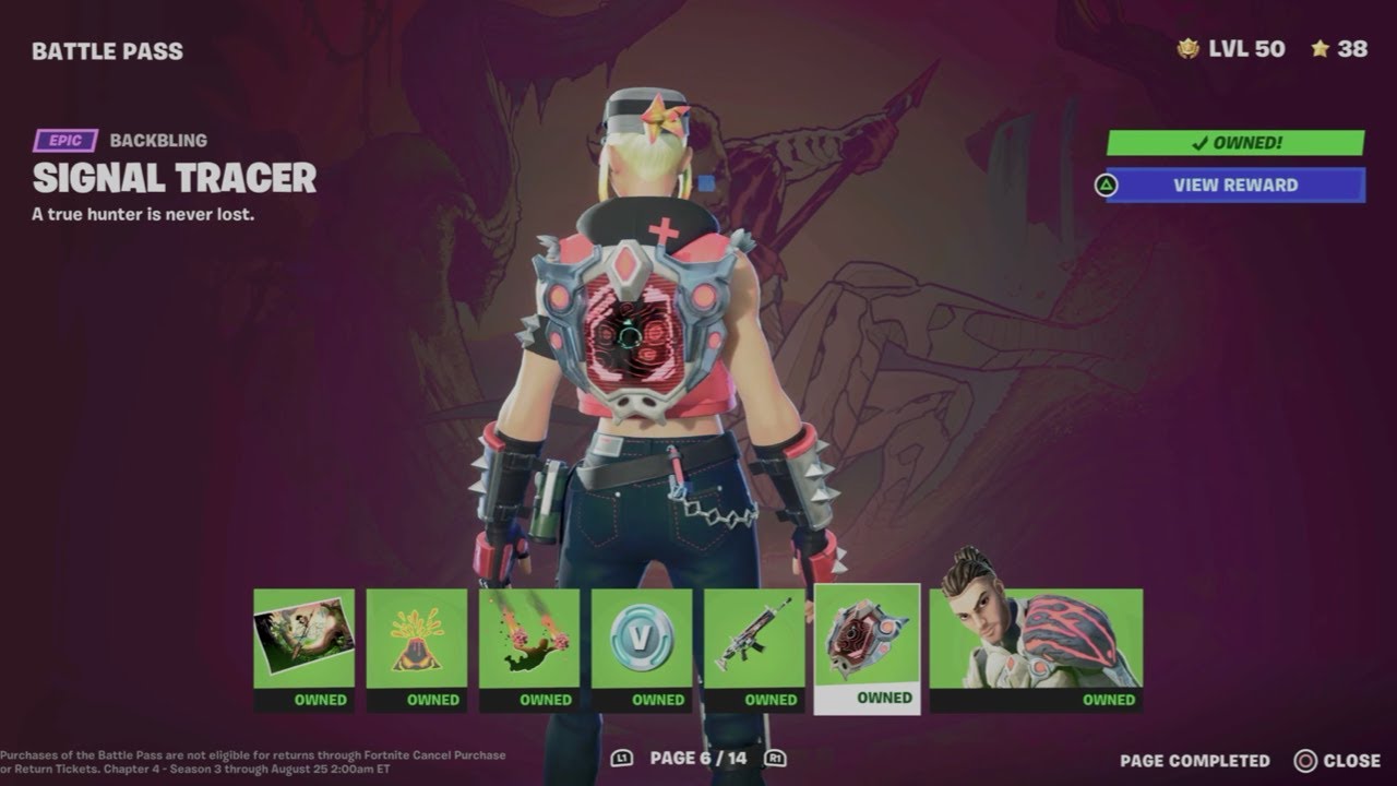 How to Unlock Signal Tracer Backbling in Fortnite | Battle Pass Rewards ...