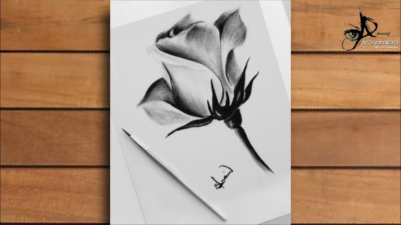 Most beautiful drawing with pencil||new drawing simple and beautiful ...