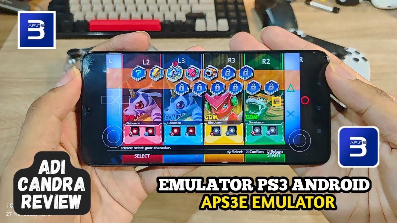 Test Main Emulator PS3 Di Android - APS3E Emulator - YouTube