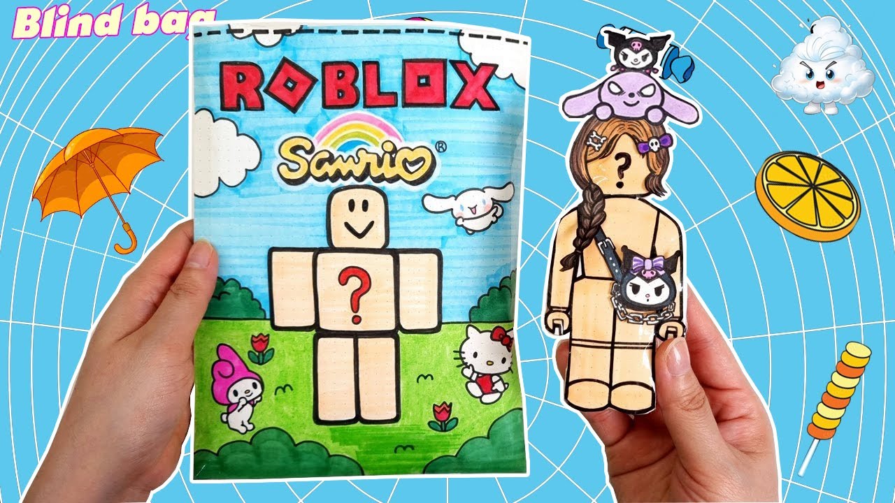 Paper DIY ] Roblox Outfit Blind Bag # Roblox Compilation,#rolox#asmr ...