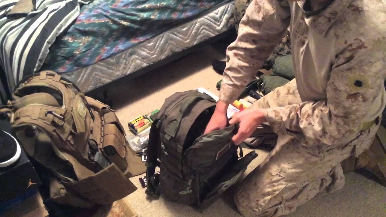Packing my SOG Ninja assault pack - YouTube