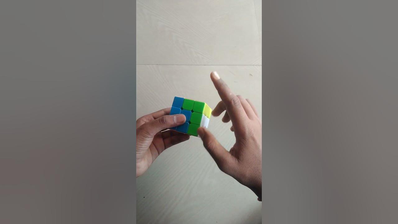 How to solve Rubik cube right algorithm magic trick #shorts - YouTube
