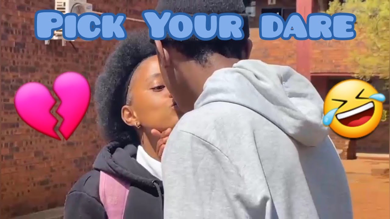 Pick your dare and this happened 🤣💔😭(infront of our teacher ...