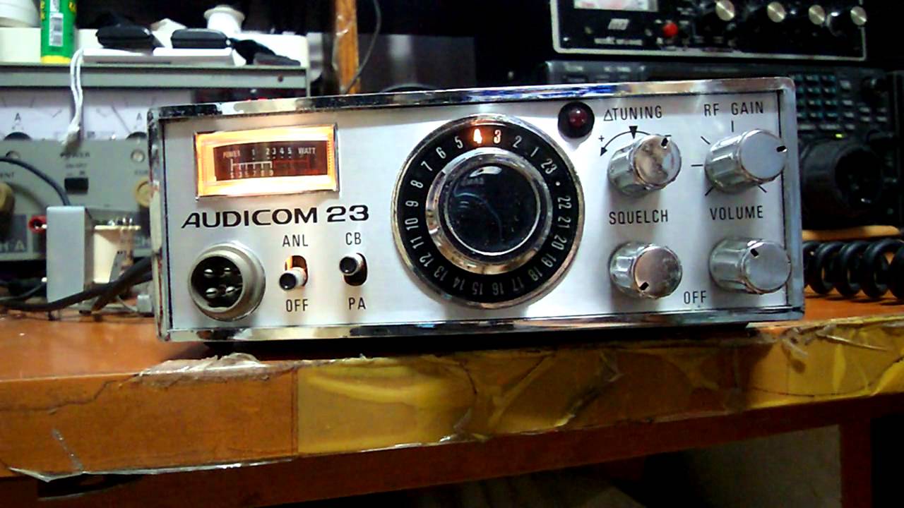 CB Old rig AUDICOM 23 - YouTube