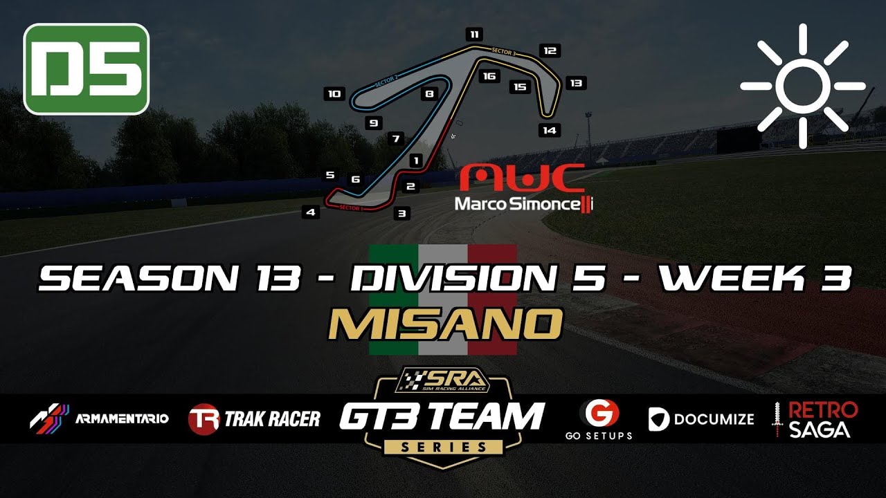 SRA | S13 R3 | D5 | Misano - YouTube