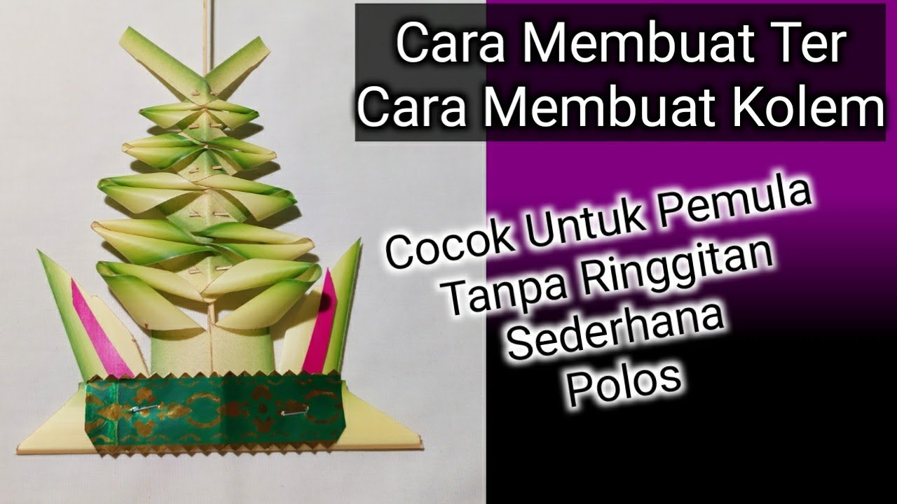 Cara membuat Ter kuningan | Cara membuat kolem kuningan - YouTube