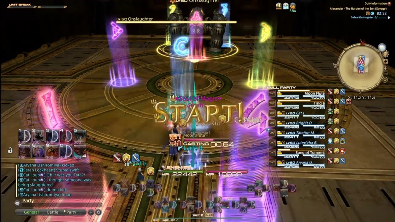 FFXIV: A8S Blue Mage Clear (Patch 5.5) - YouTube