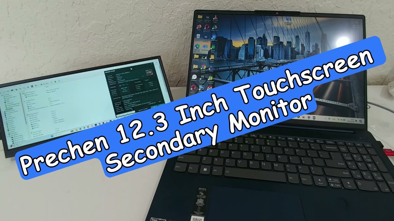 Prechen 12.3 Inch Touchscreen Secondary Monitor (Perfect As CPU/GPU ...