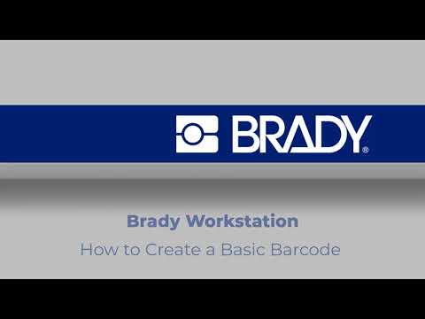 Creating Simple Barcodes in Custom Designer | Brady Workstation - YouTube