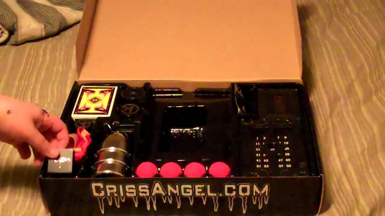 Criss Angel magic kit unboxing/review - YouTube