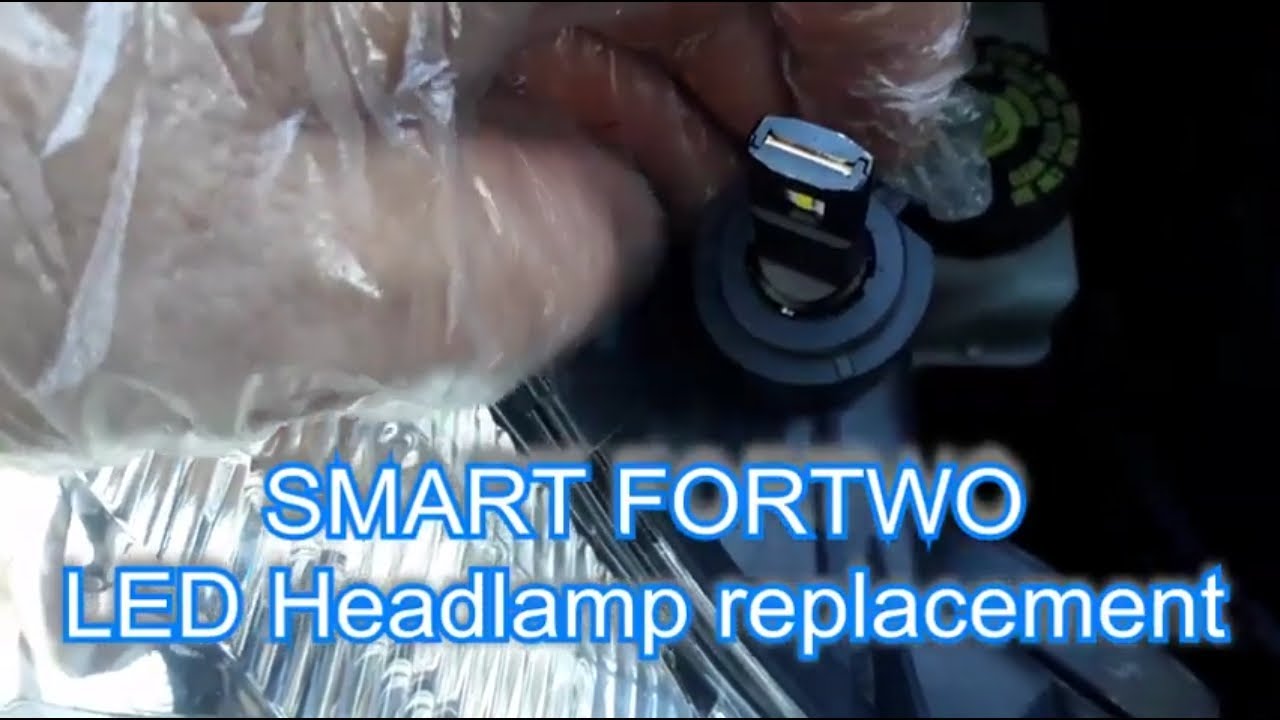 2008 - 2016 head light bulb change and How to Open the Hood on a Smart ...