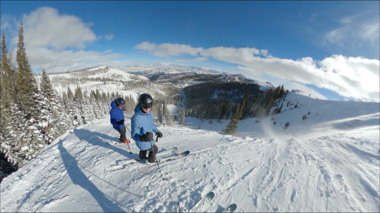 Skiing 4 Days at Deer Valley - POWDER DAY ON DAY 3! - YouTube