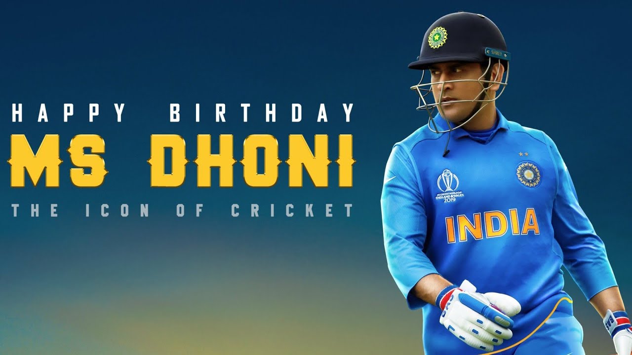 MS Dhoni Birthday Status||MS Dhoni Birthday Whatsapp Status||Happy ...