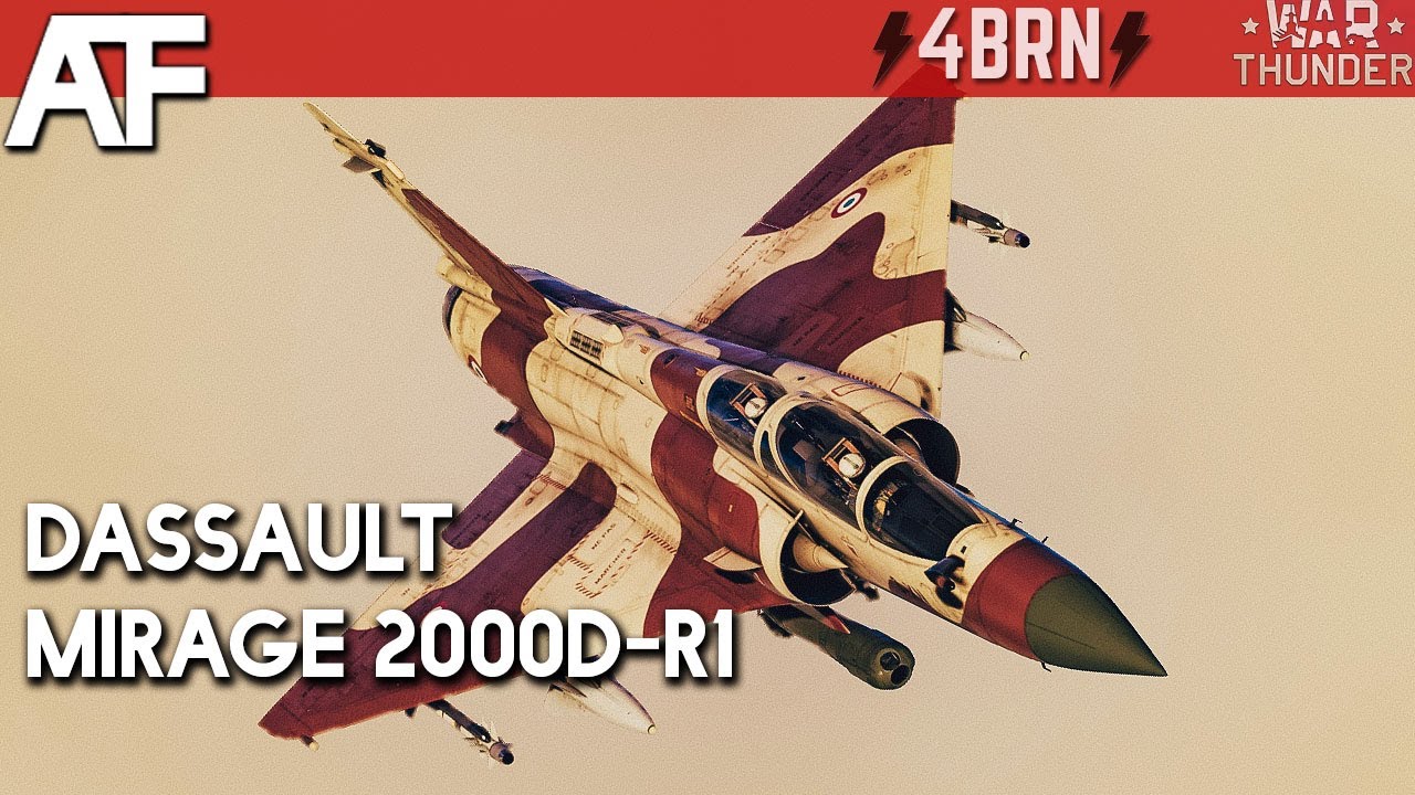War Thunder - Dassault Mirage 2000D-R1 | Gameplay Lietadlá CZ/SK - YouTube