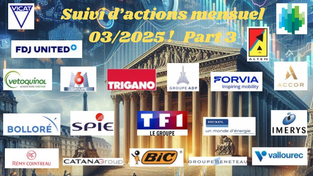 Bourse : Analyse technique avec suivi mensuel pour PEA 03/2025 Part 3 ...
