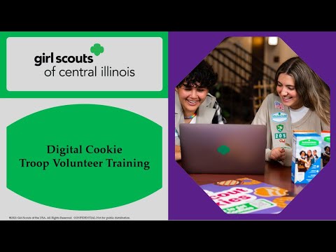 2025 Troop Volunteer Smart Cookies & Digital Cookie Training - YouTube