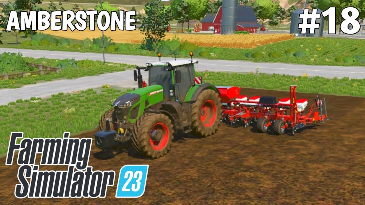 Harvesting Sunflower #18 | Farming Simulator 23 | FS 23 | AMBERSTONE ...